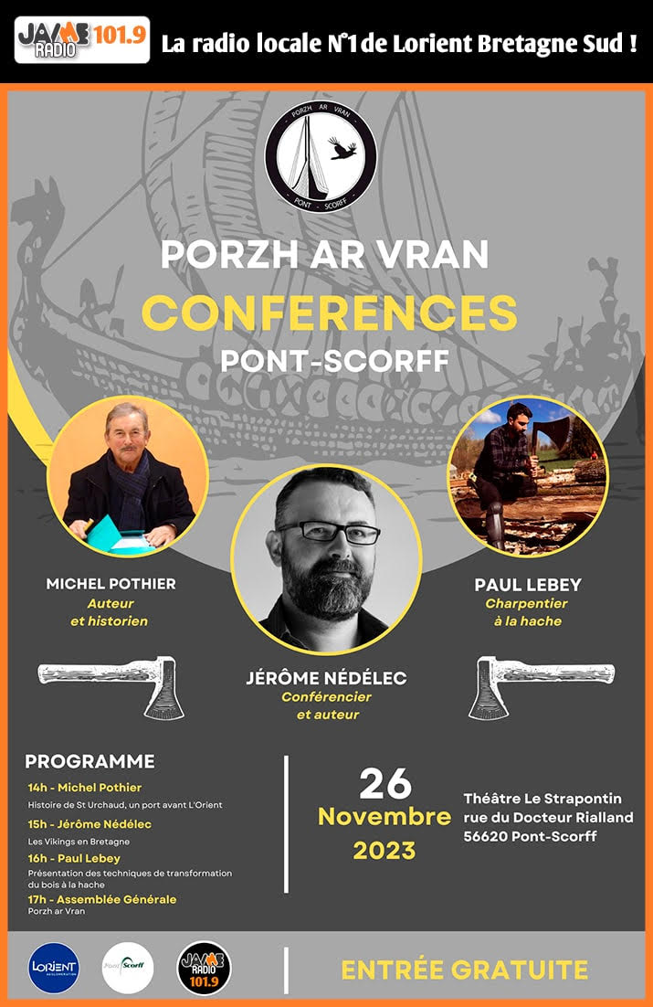 Conférences sur les vikings en Bretagne à Pont-Scorff - Jaimeradio
