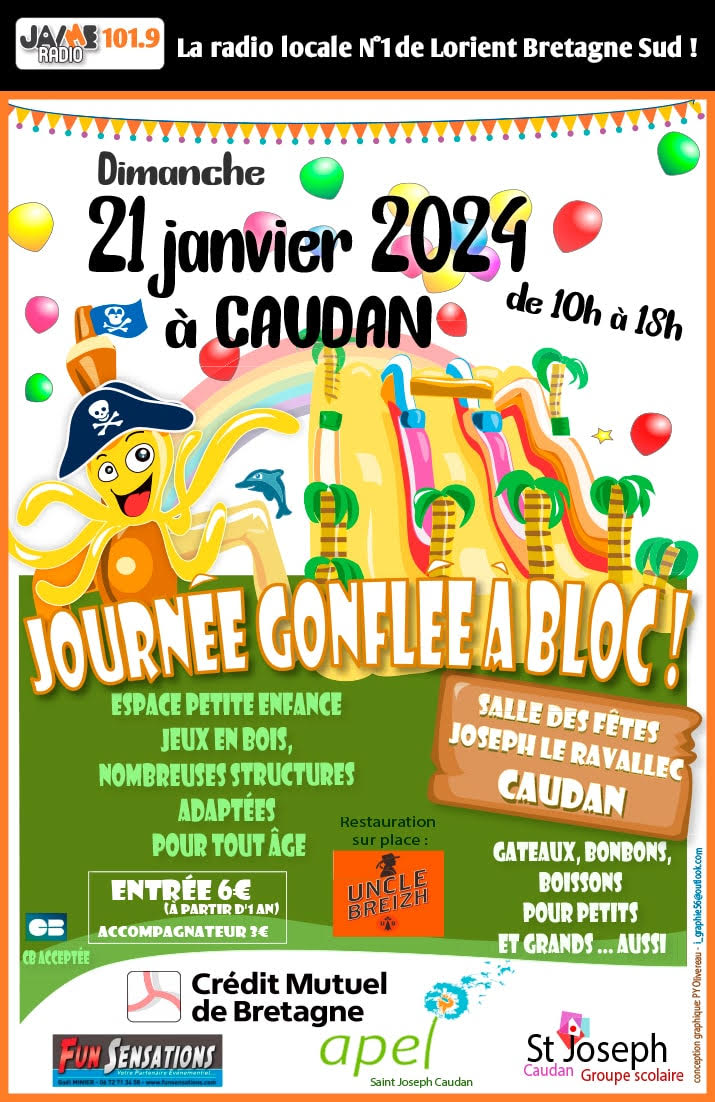 Journée gonflée à bloc à Caudan - Jaimeradio