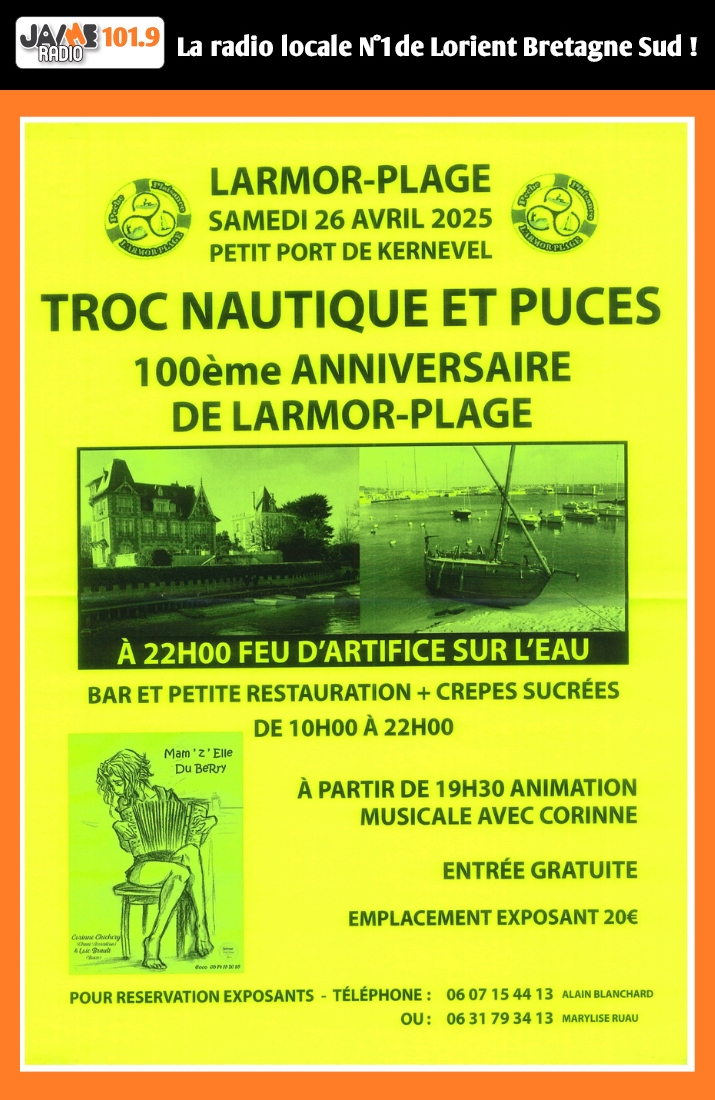 Troc Nautique au petit Port de Kernével à Larmor-Plage - Jaimeradio