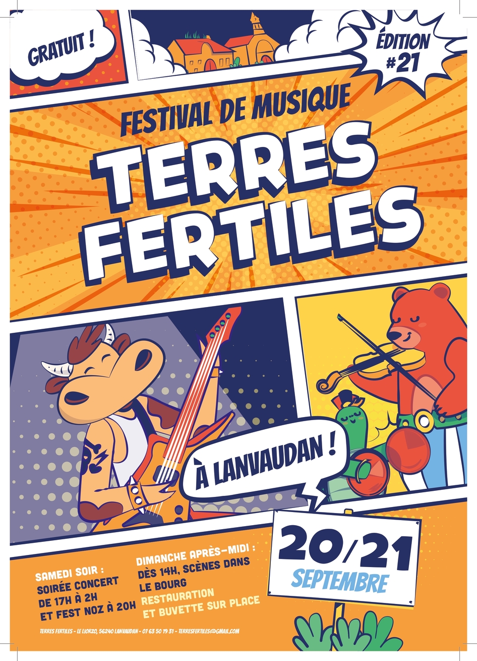 Festival Terres Fertiles 2025 à Lanvaudan : 21ᵉ édition - Jaimeradio